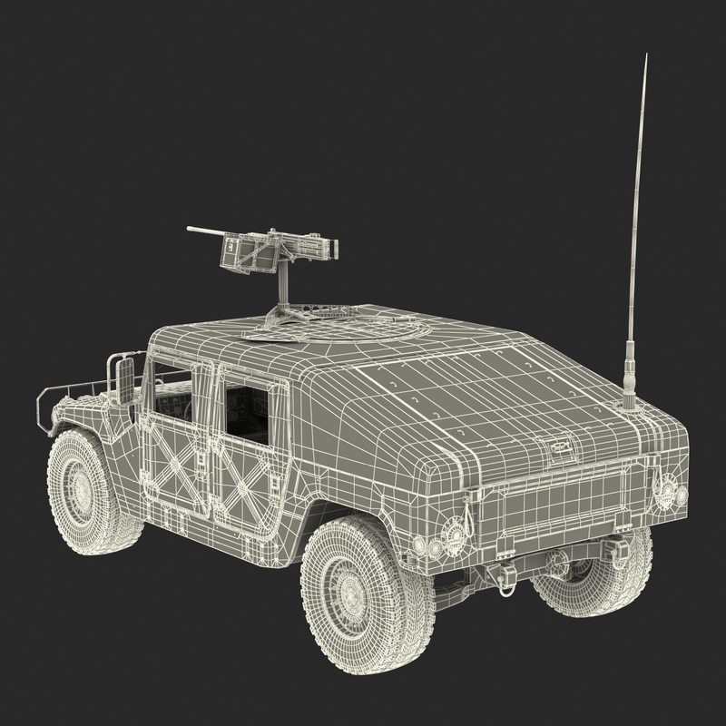 humvee 3d max