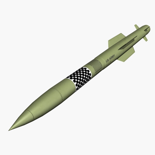 3d model army pac-3 mse missile