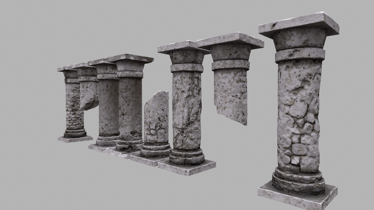 3d model pillar 2