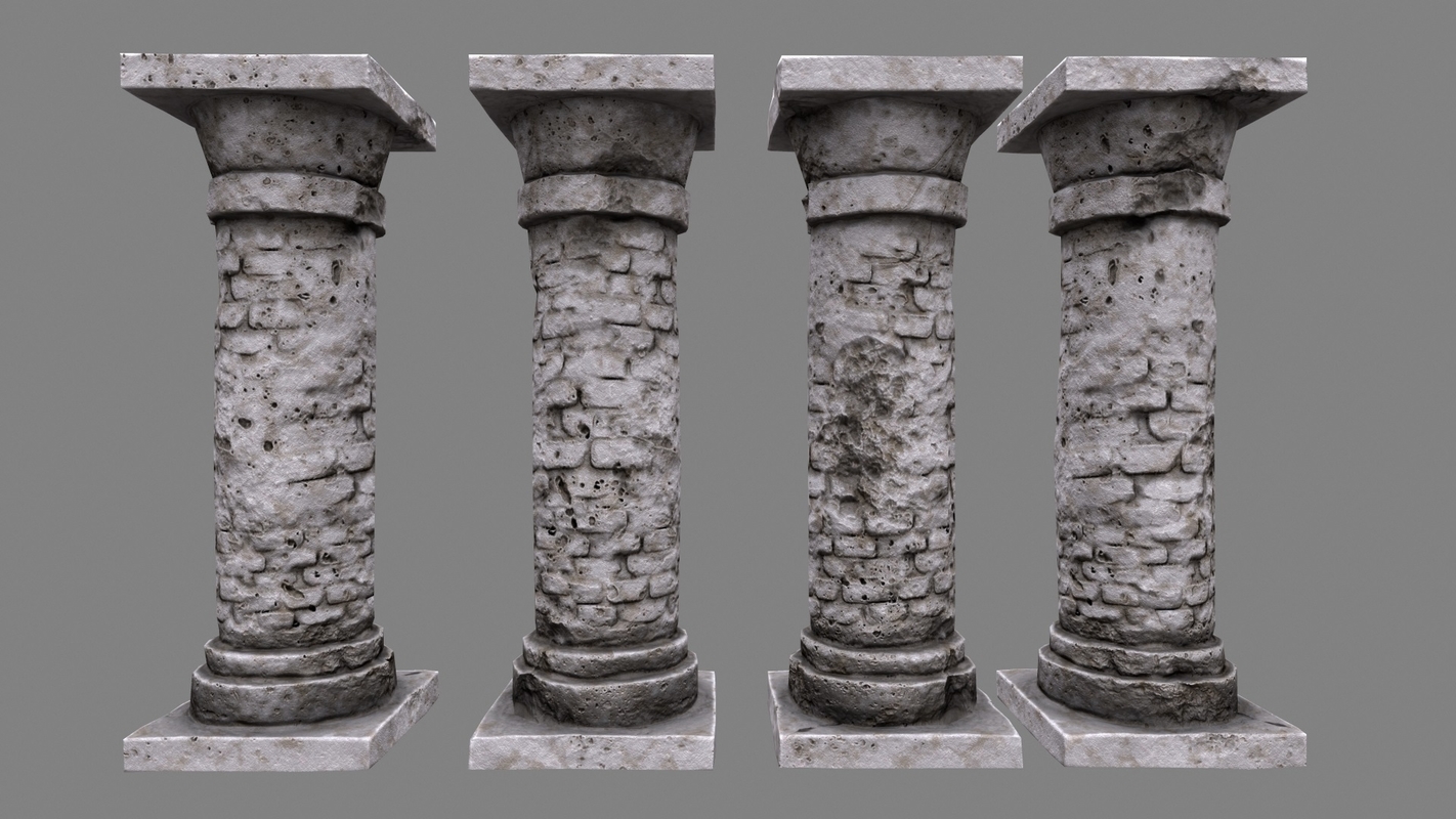 3d model pillar 2