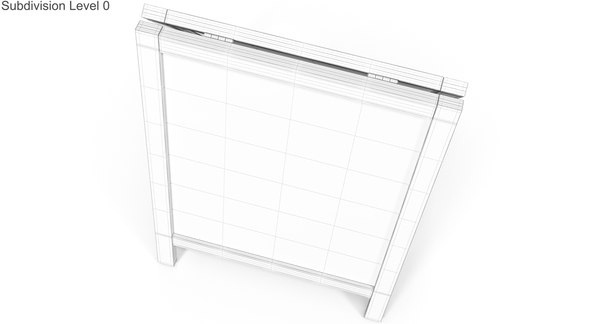 3d model chalkboard board chalk