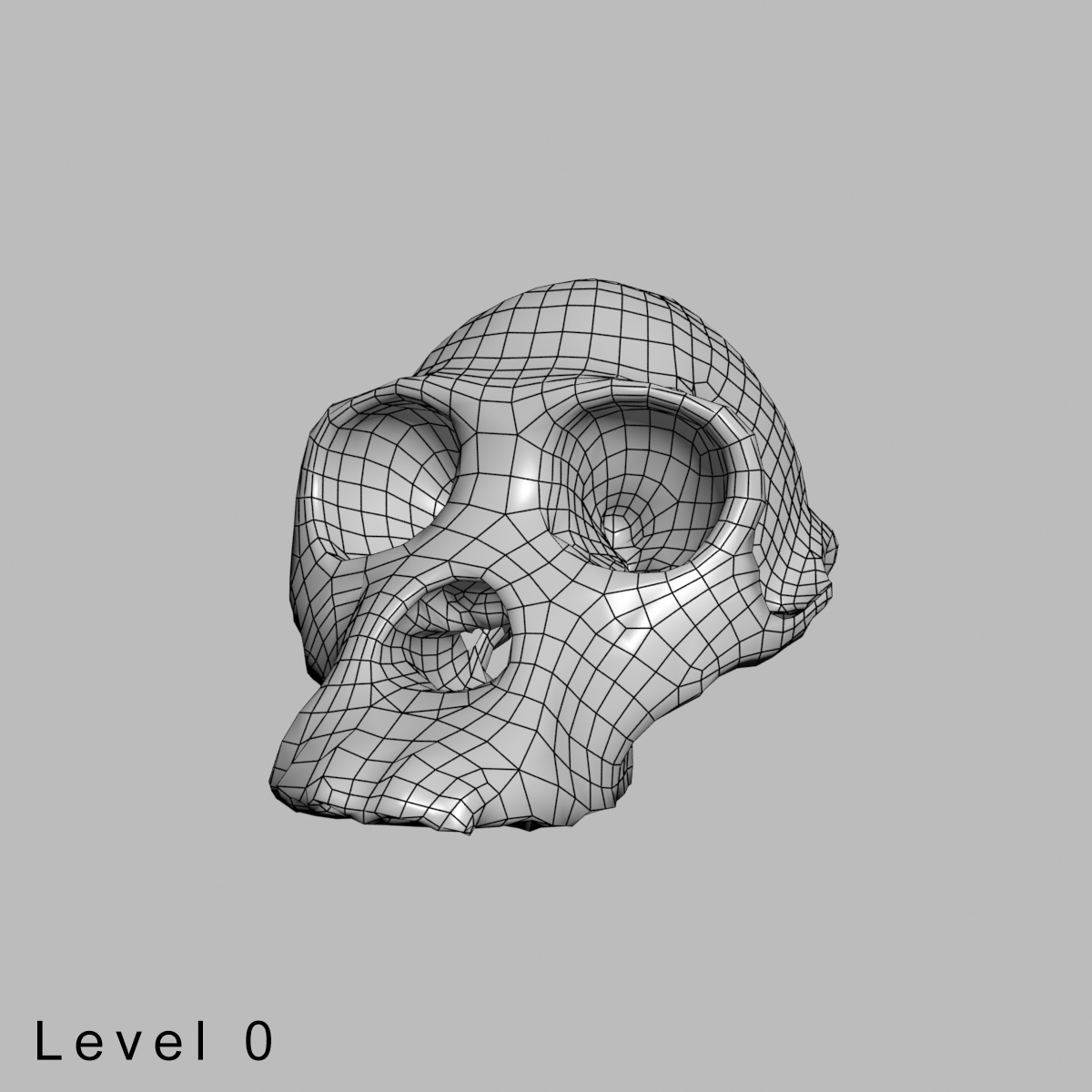 chimpanzee skull max