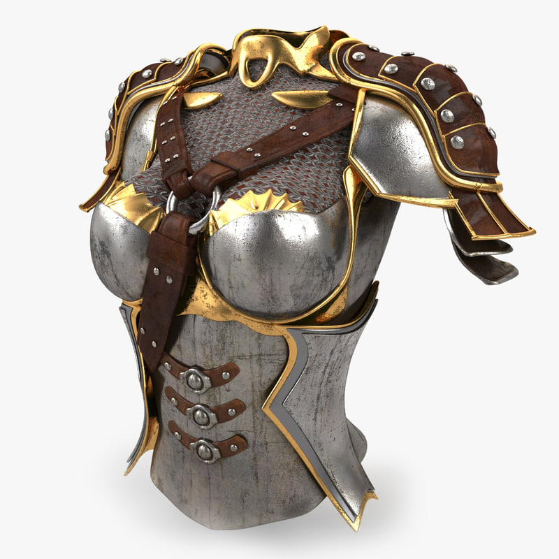 modelo 3d Armadura femenina - TurboSquid 1048542