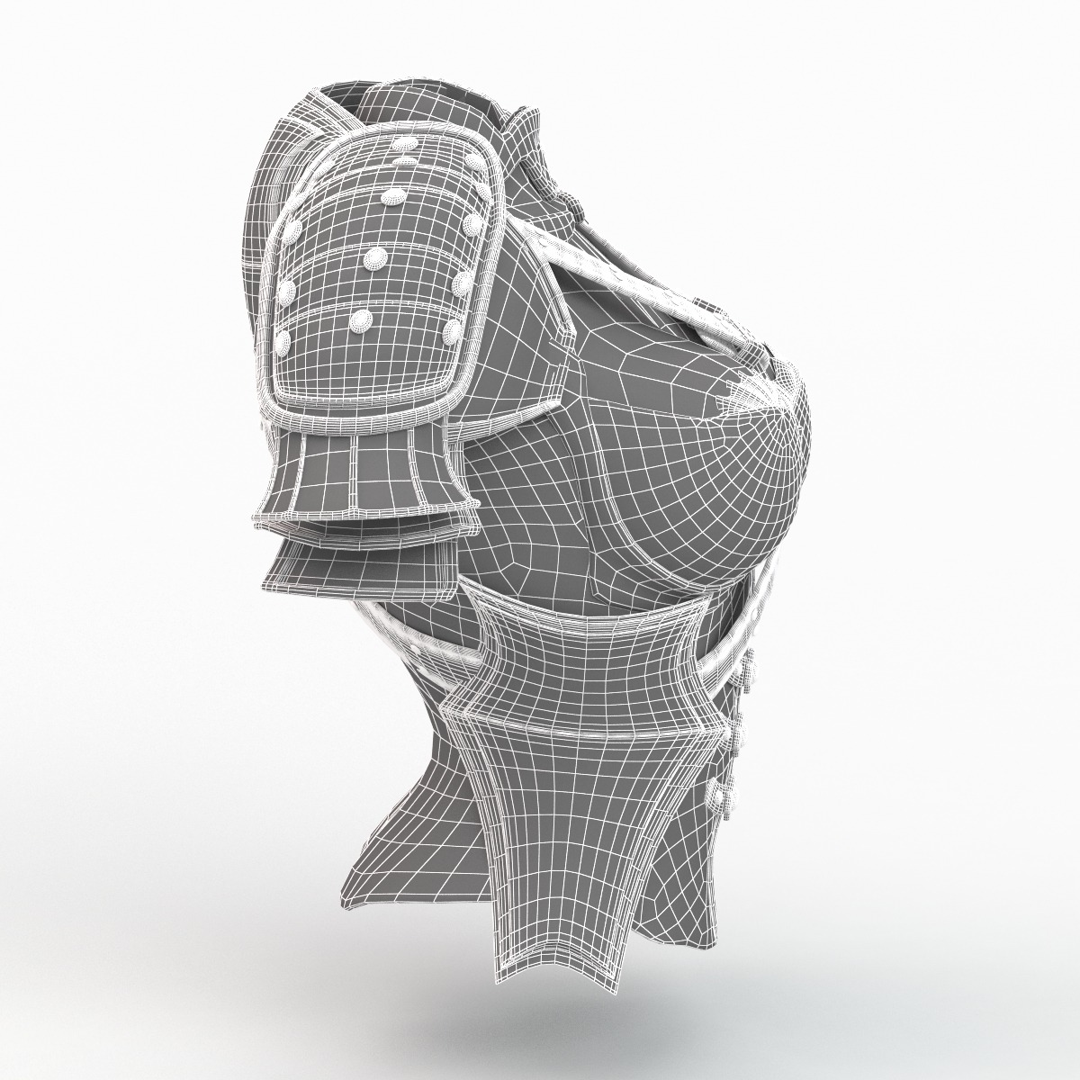 female armour 3d model