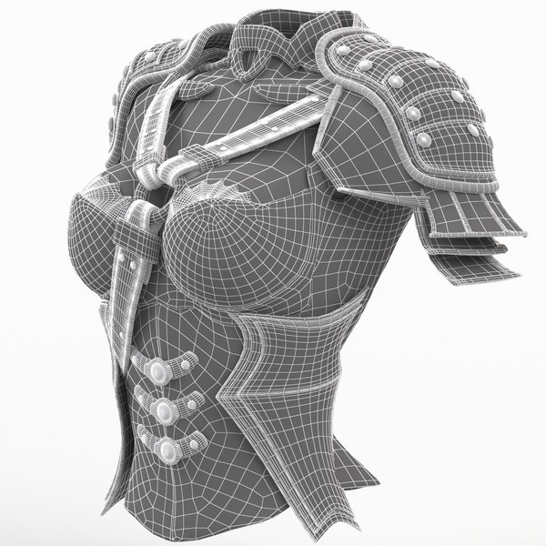 female armour 3d model
