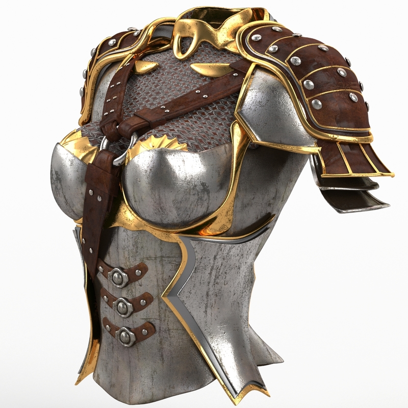 female armour 3d model