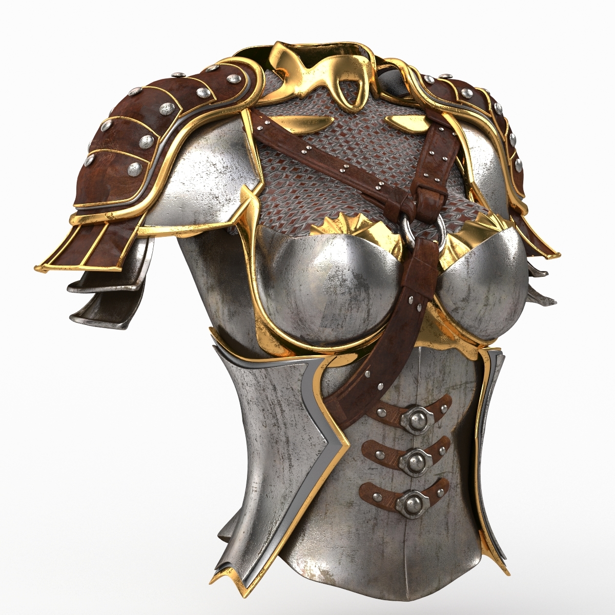 female armour 3d model