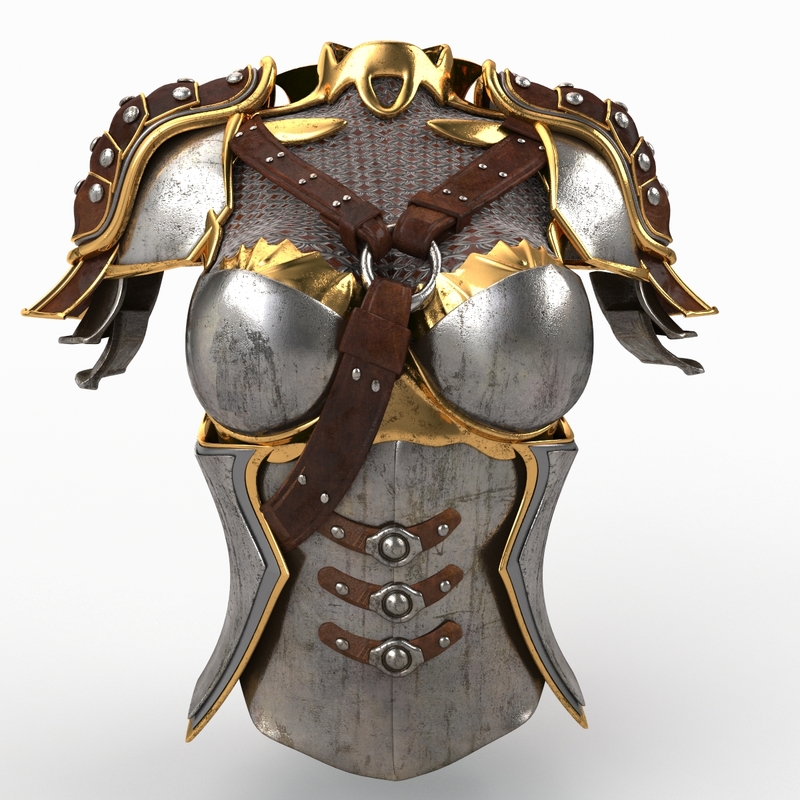 female armour 3d model