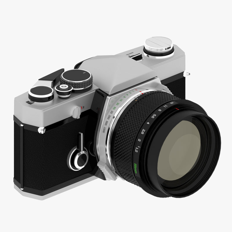old camera 3d model