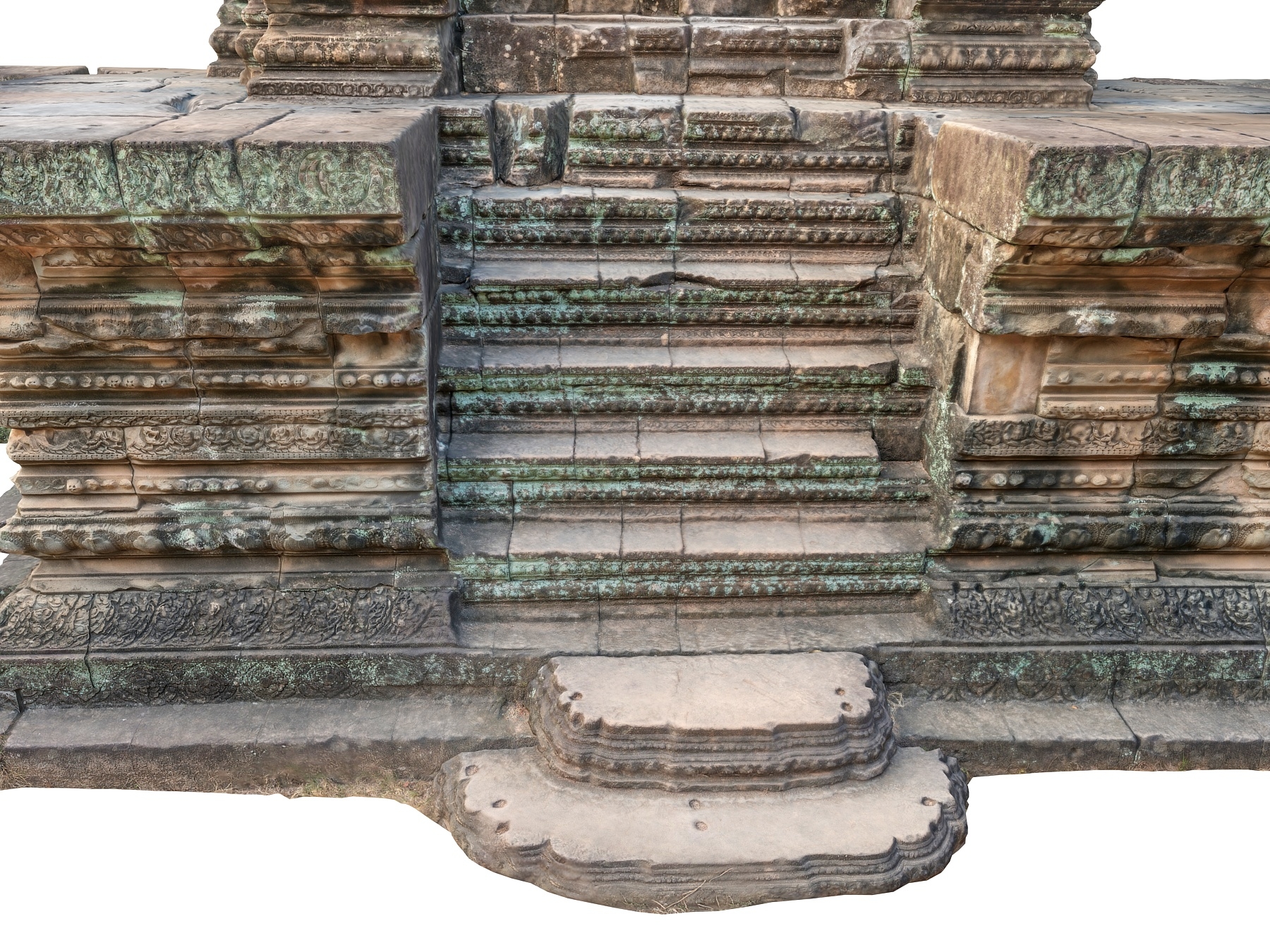 3d model of ancient stairs ultra hd