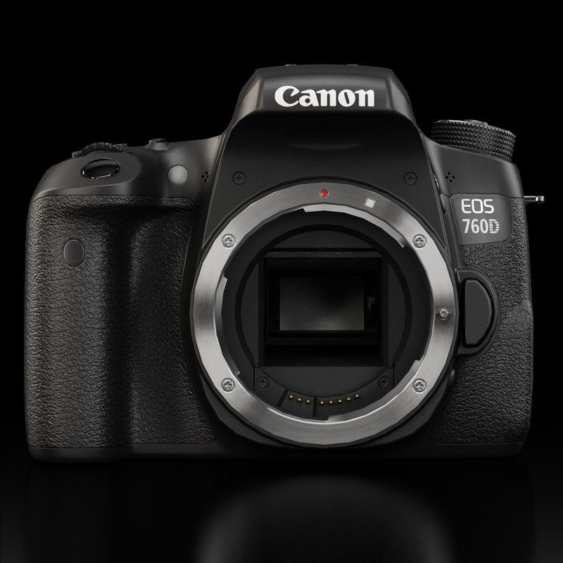 canon eos 760d 3d obj