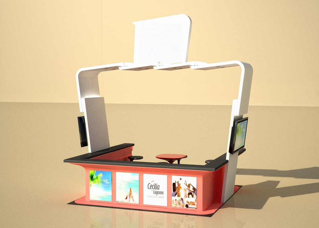 3d booth model
