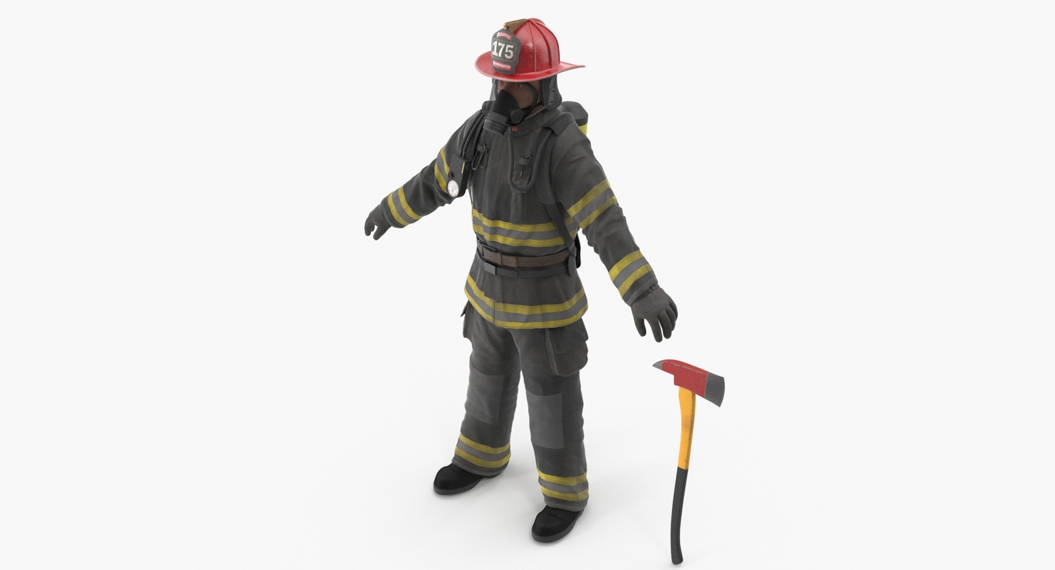 3d firefighter fighter