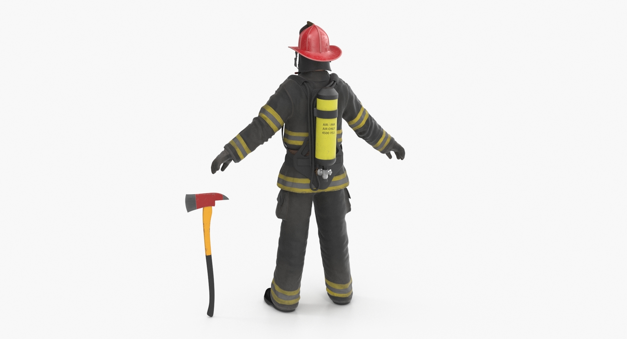 3d firefighter fighter