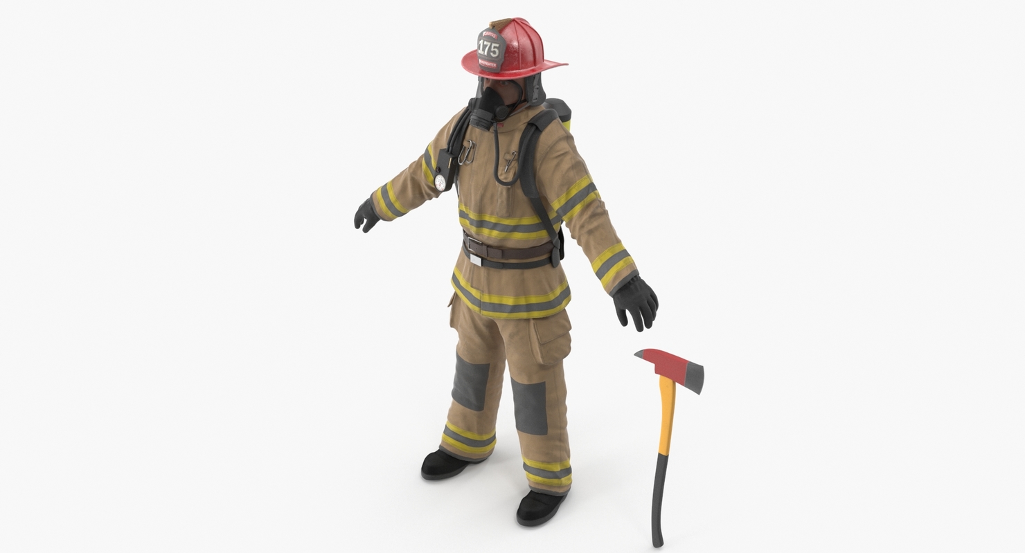 3d firefighter fighter