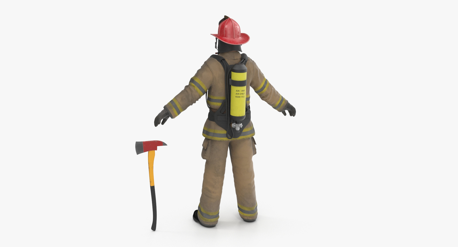3d firefighter fighter