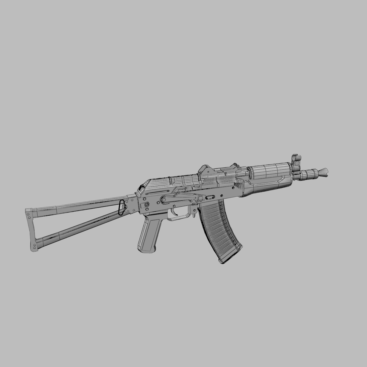 3d ak aks-74u model