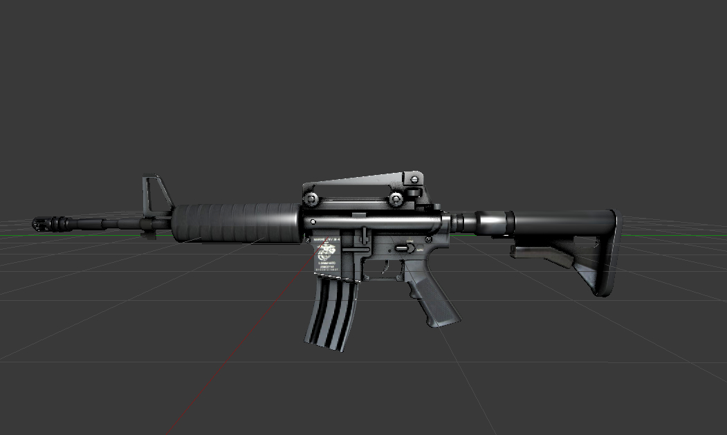 3d m4a1 fps model