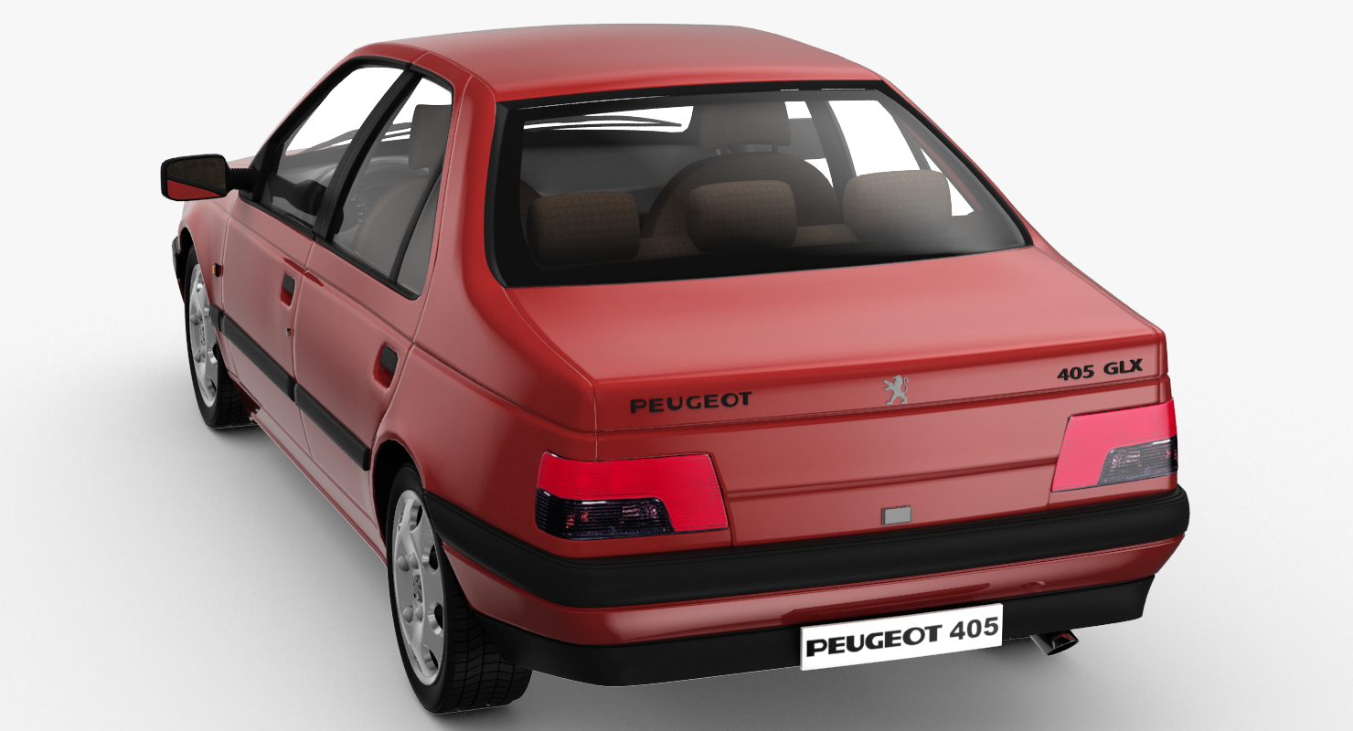 peugeot 405 glx 3d max