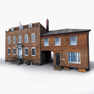 photorealistic old barn photo realistic 3d model