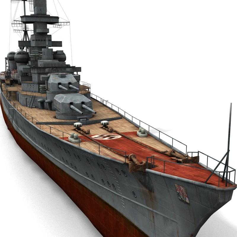 3d model german cruiser prinz eugen