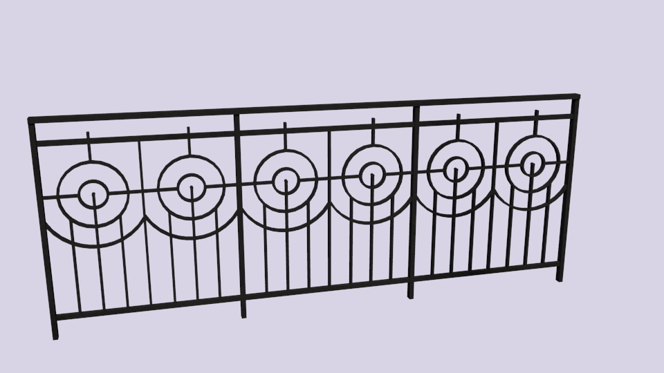 railing dwg free