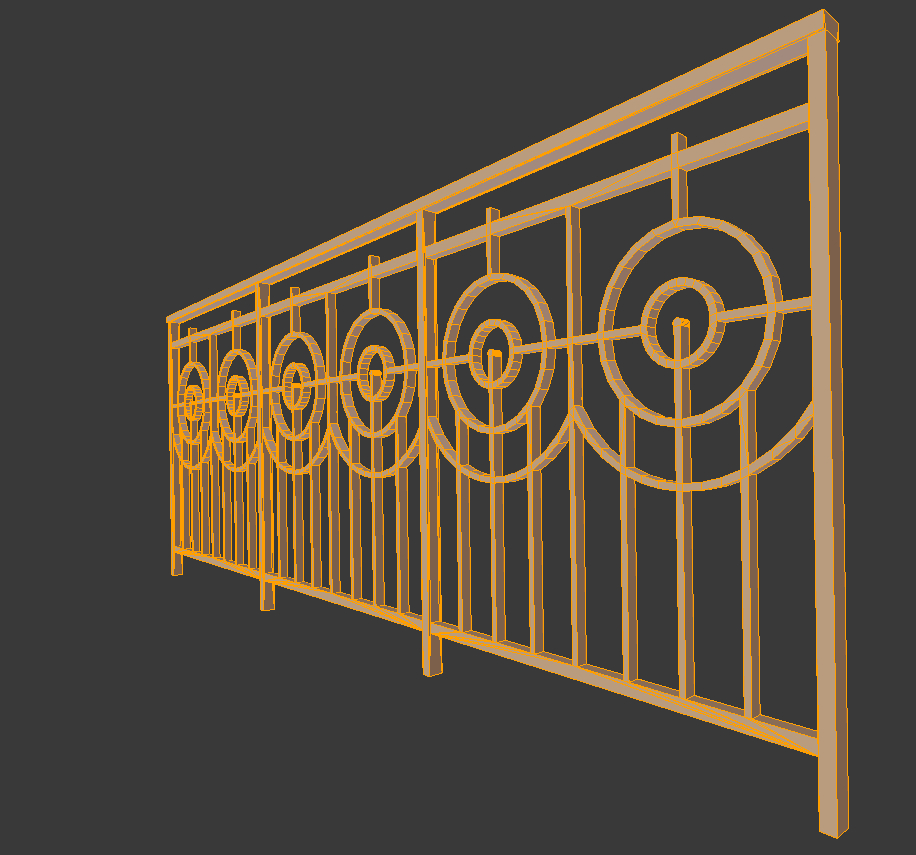 railing dwg free