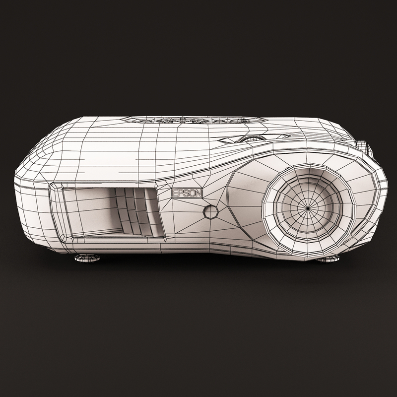 3d model projector epson emp-tw680