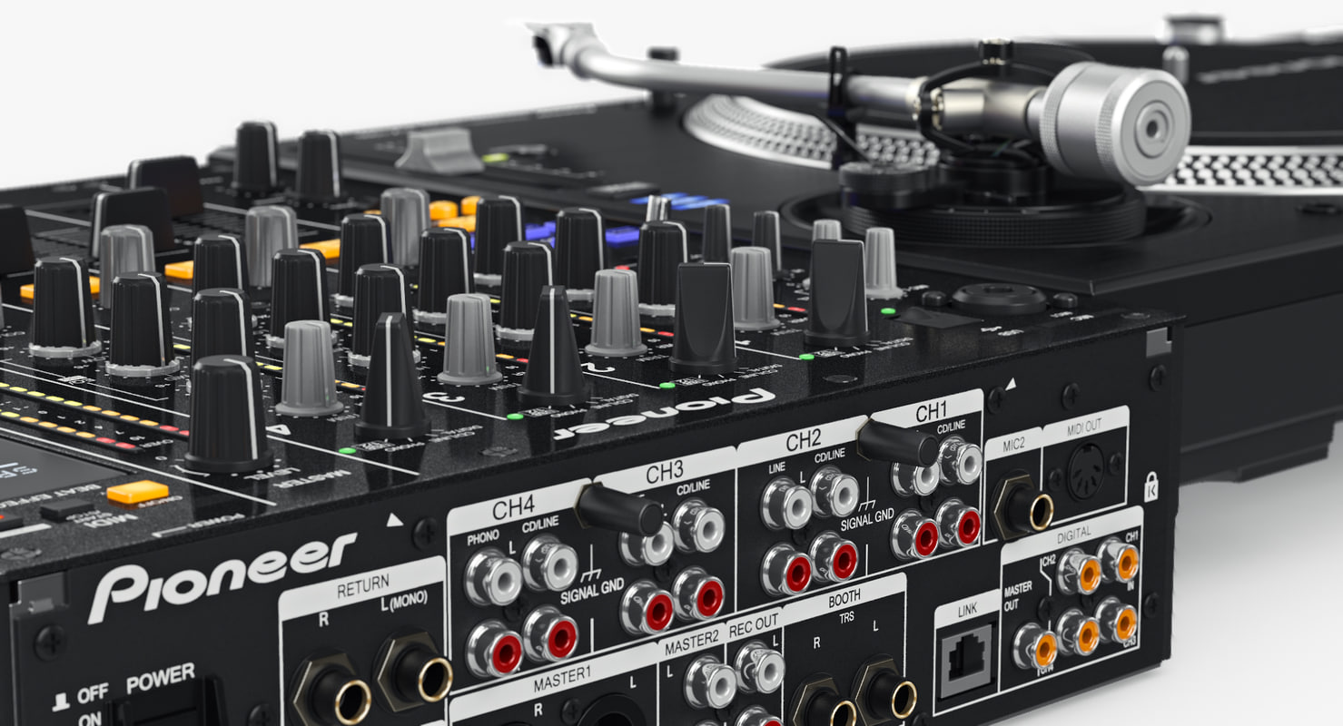 3d dj pioneer setup set
