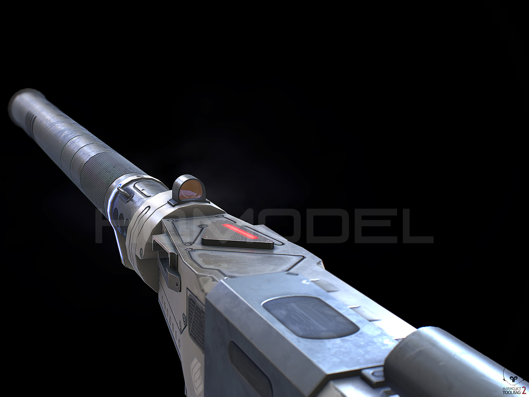 3d heavy plasma cannon gun
