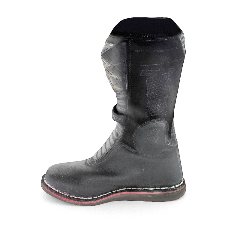motorcycle boot motocross biking 3d max