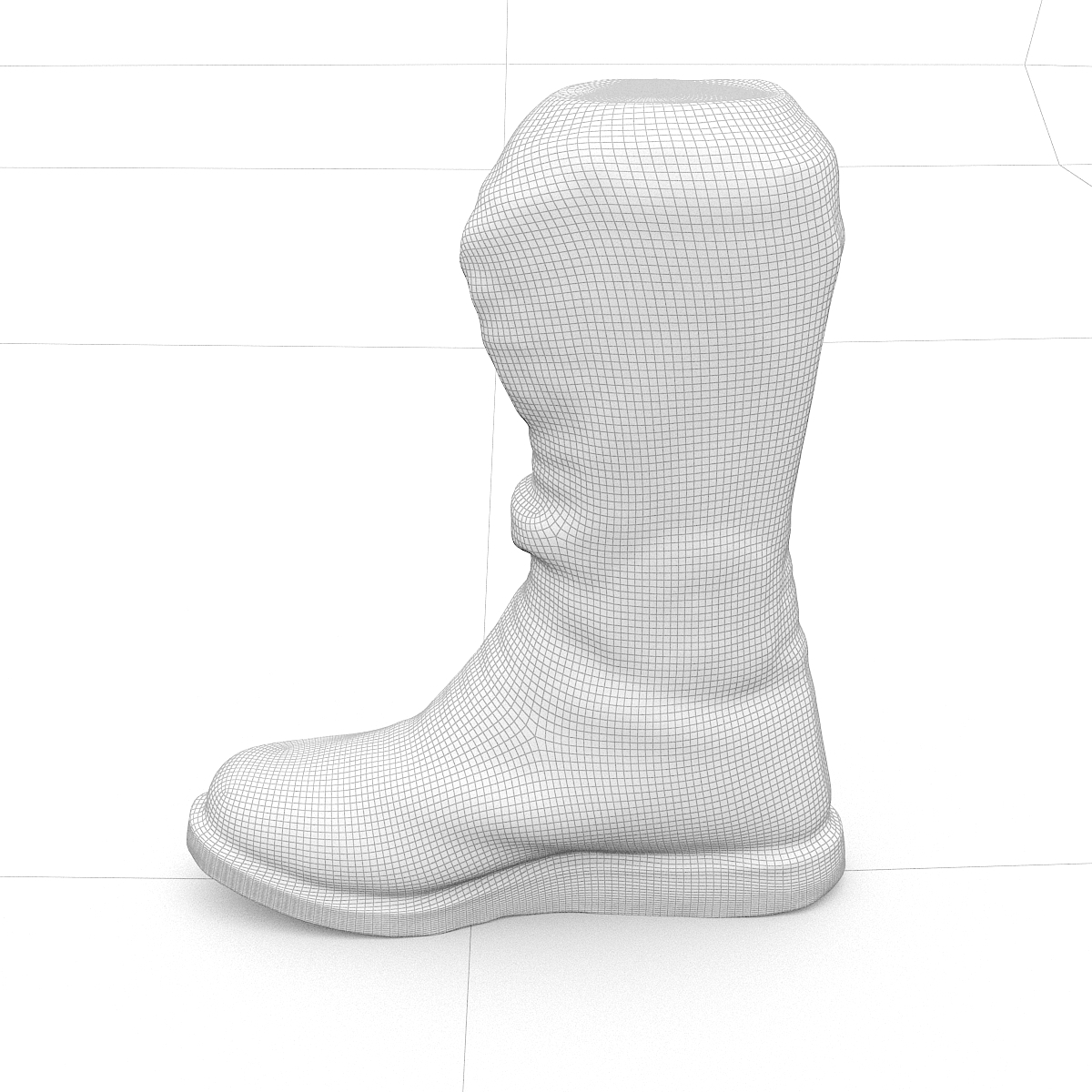 motorcycle boot motocross biking 3d max