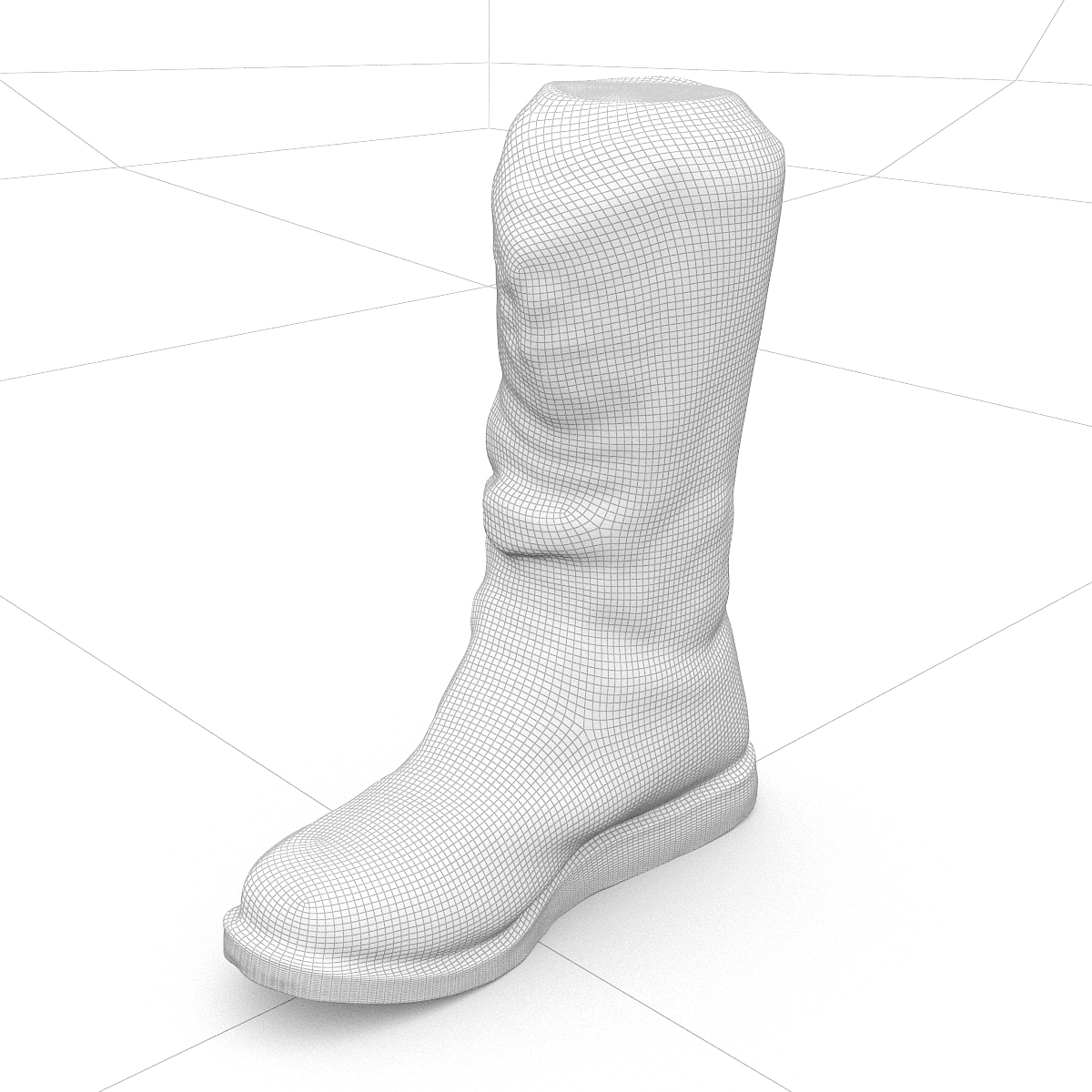 motorcycle boot motocross biking 3d max