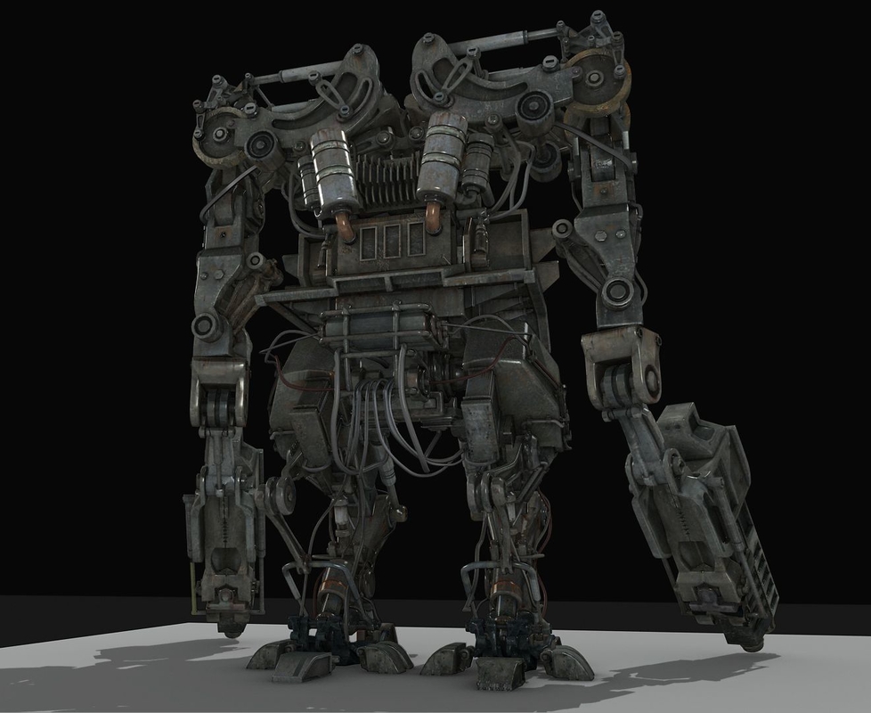 3d model rigged apu matrix