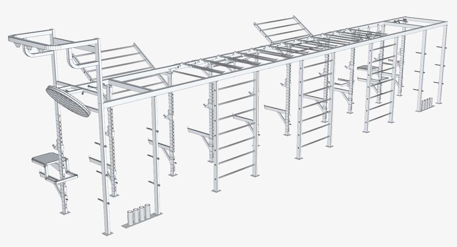 3d functional training rig range model
