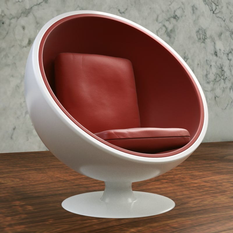 sphere chair 3d model