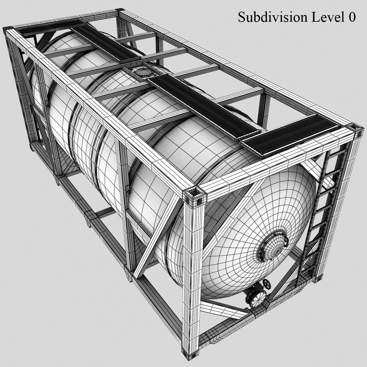 燃料ISOタンクコンテナ3Dモデル - TurboSquid 1050343