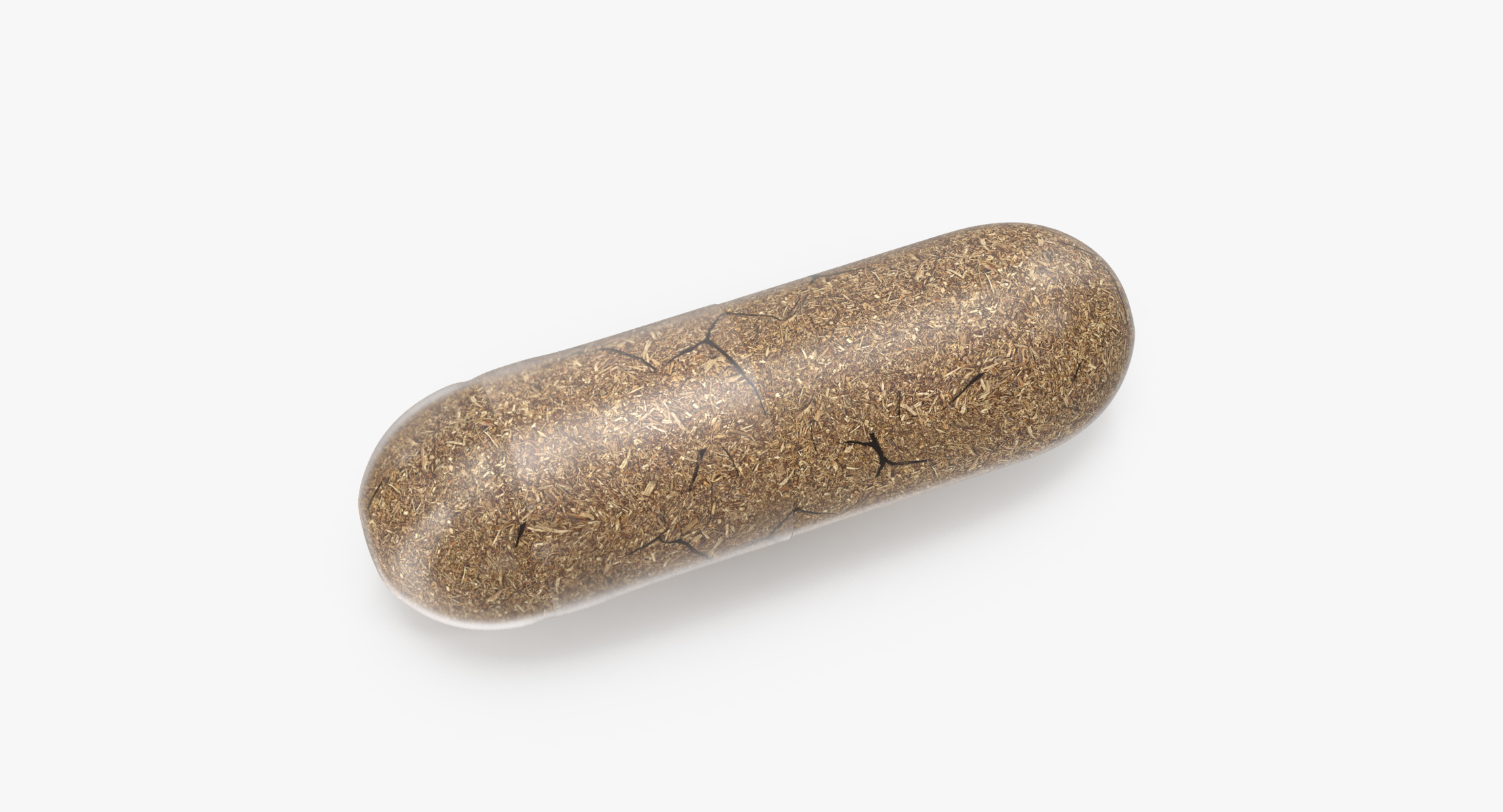 herbal pill 3d model