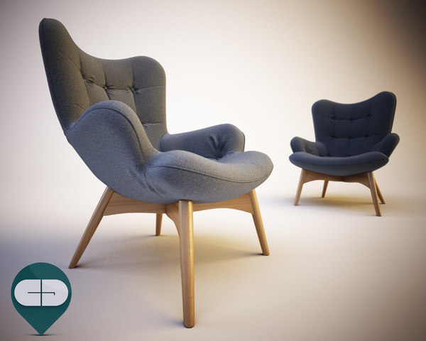 3d grand featherston chair