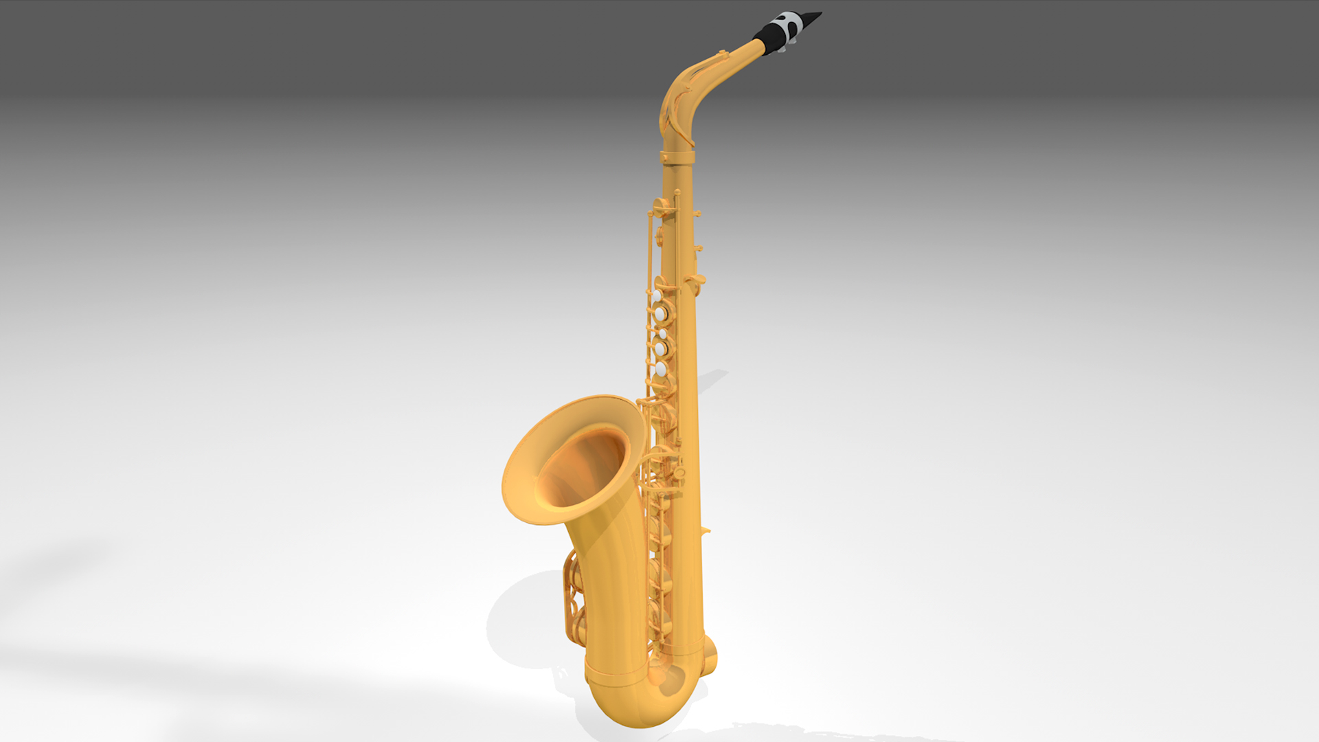 3d model alto sax saxophone