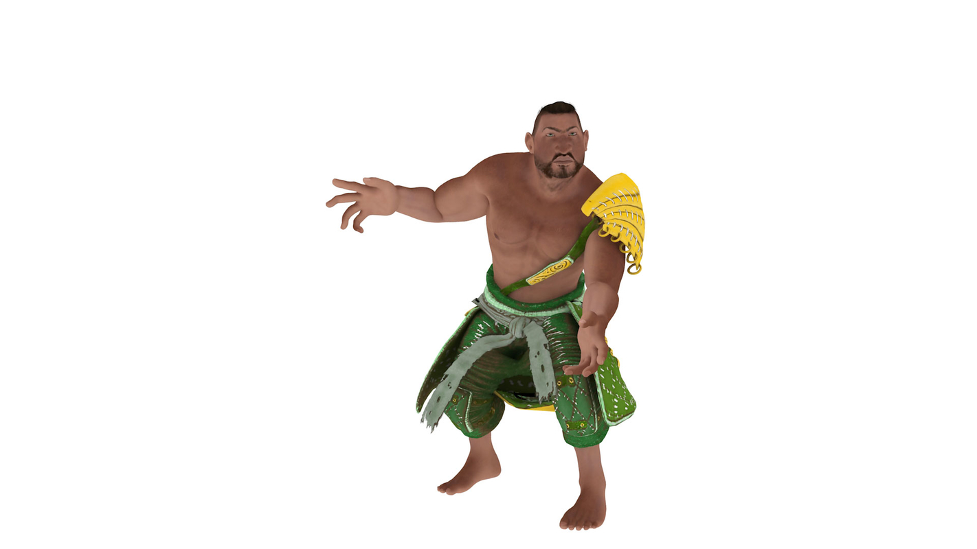 3d asger viking male brute model