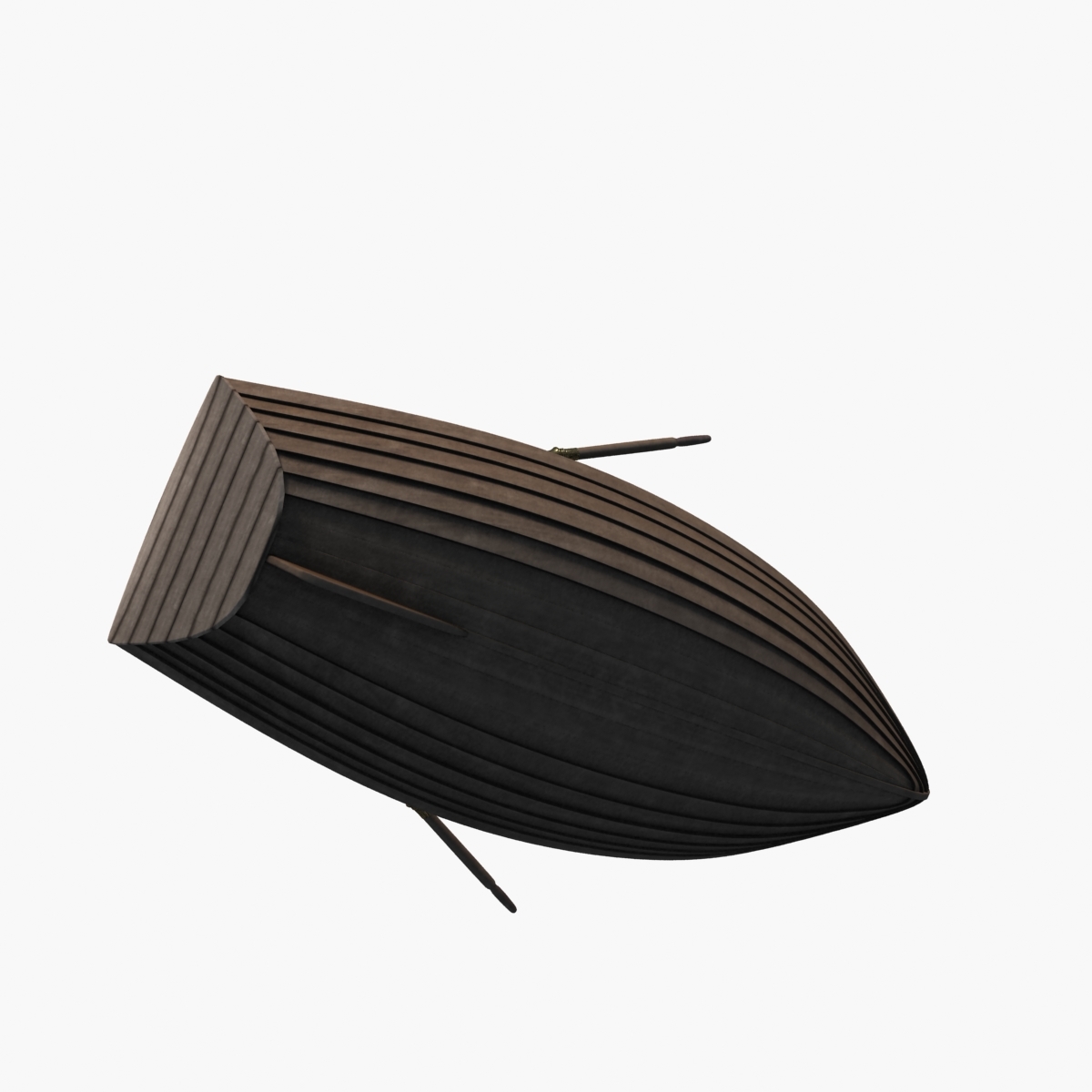 3d wooden boat model