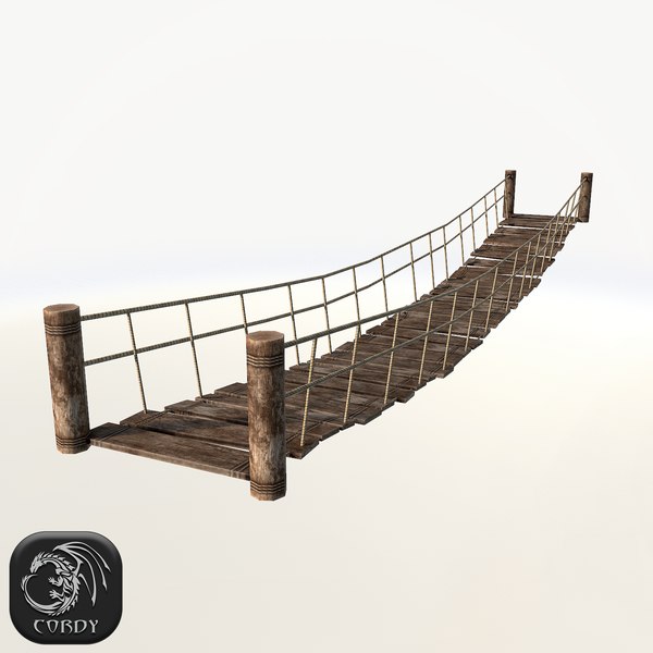 Free Blender Rope-Bridge Models | TurboSquid
