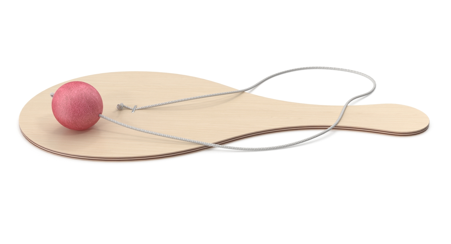 3d paddle ball