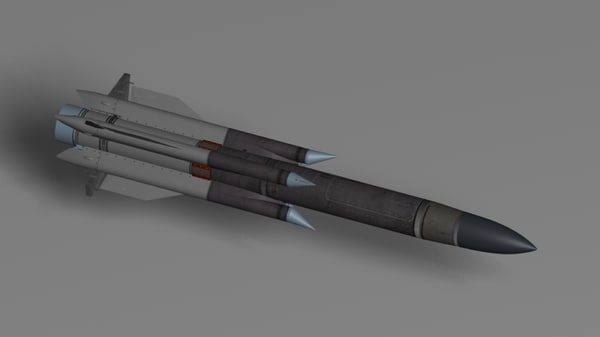 3d model kh-15 missile