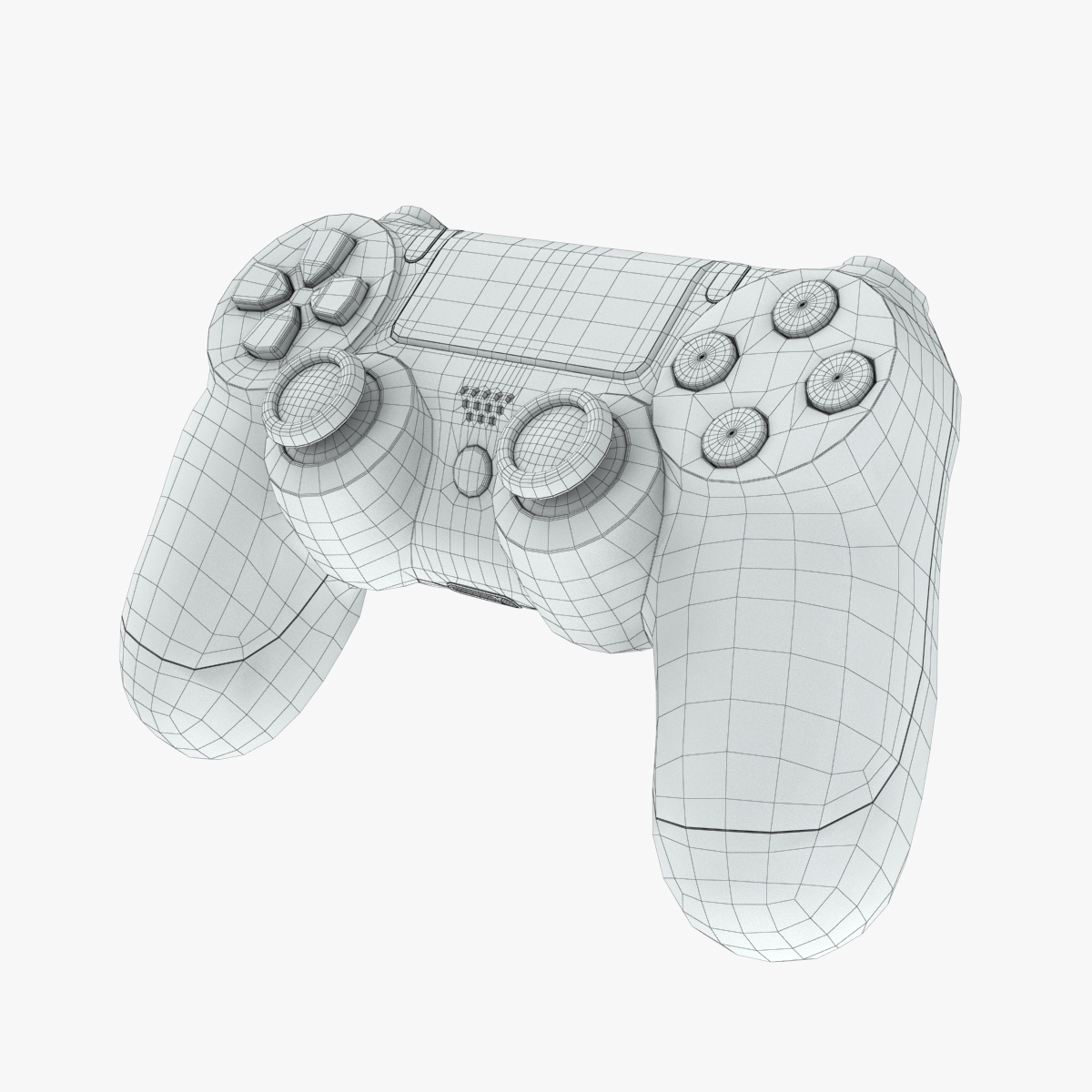 3d playstation 4 controller model