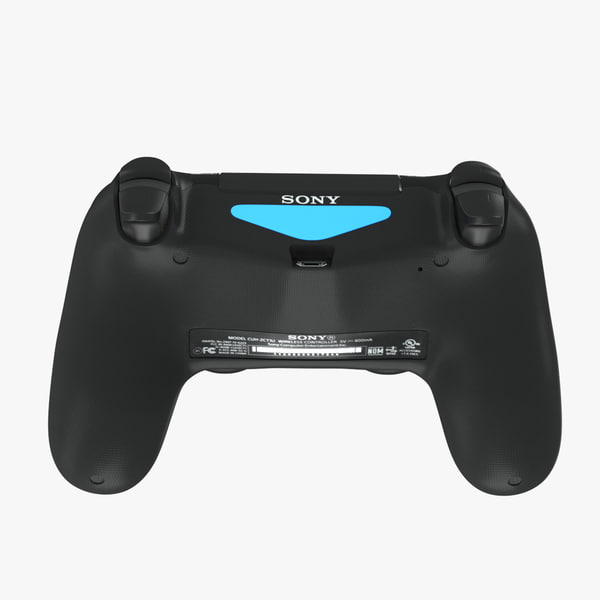3d playstation 4 controller model
