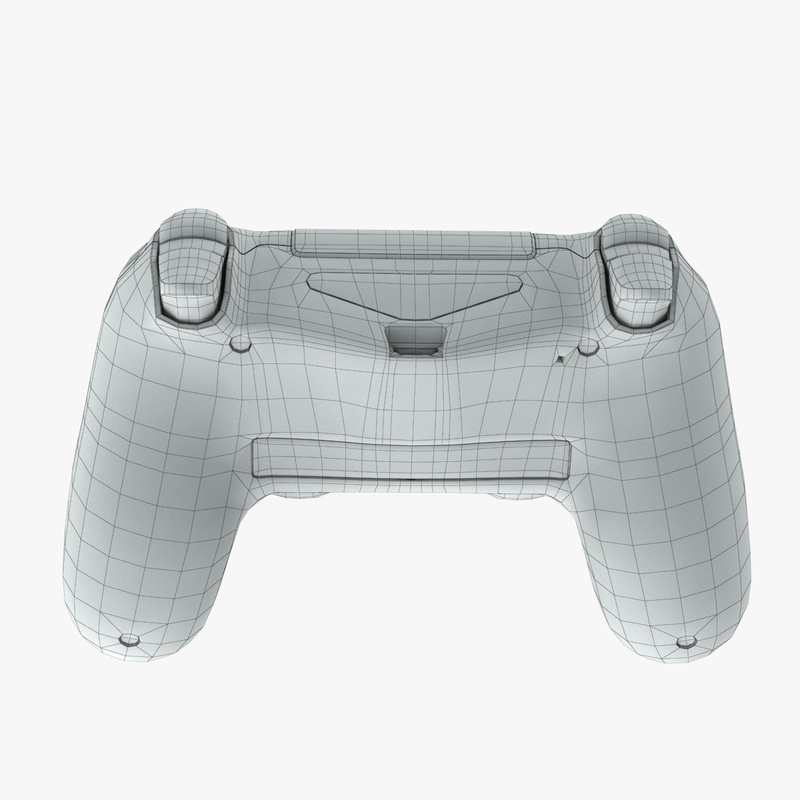 3d playstation 4 controller model