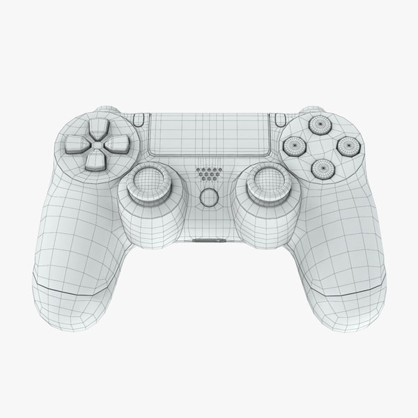 3d playstation 4 controller model