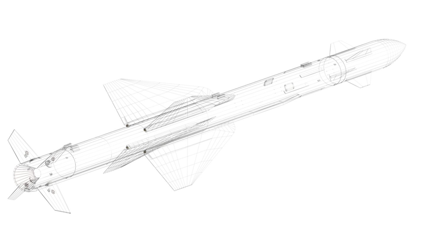 3d 3ds r-24r radar missile